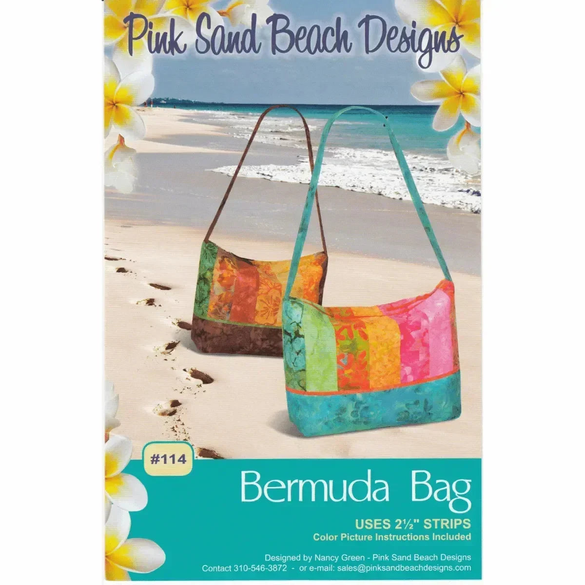 Bermuda Bag Pattern - Pink Sand Beach – Mercury Craft Co.