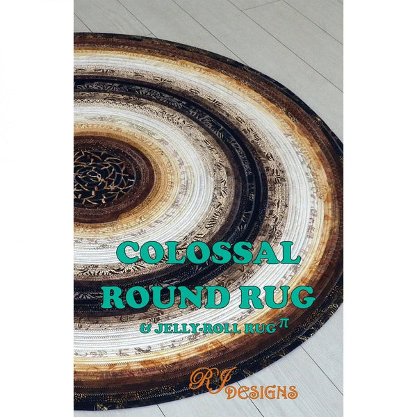 Colossal Round Rug & Jelly-Roll Rug π Pattern - RJ Designs – Mercury ...