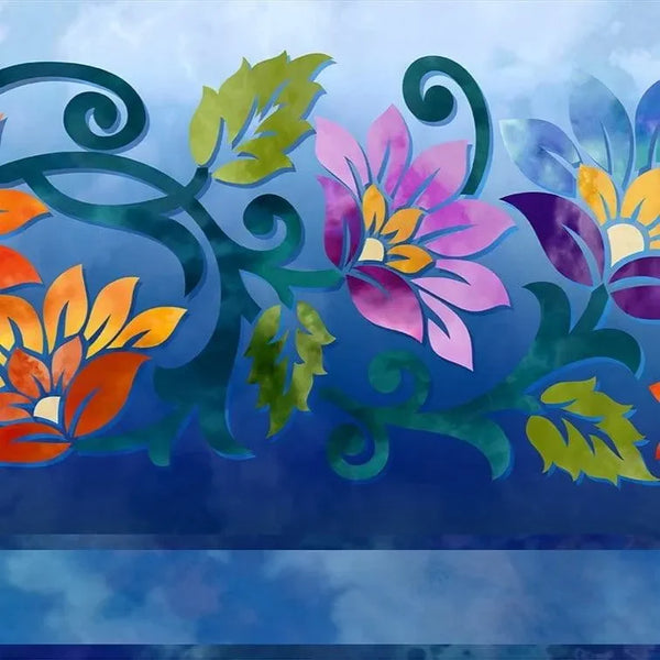 Prism Border in Blue - Jason Yenter – Mercury Craft Co.