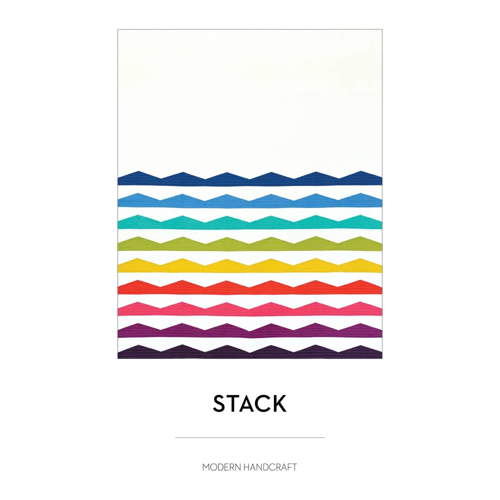 Stack Quilt Pattern - Modern Handcraft – Mercury Craft Co.