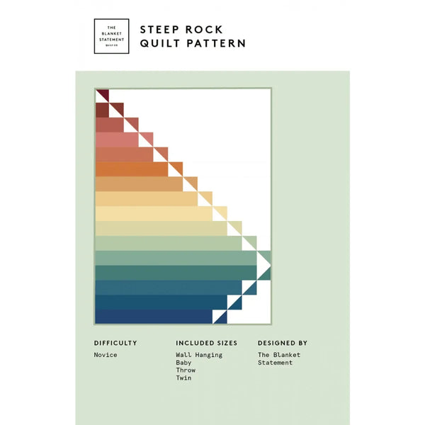 Steep Rock Quilt Pattern - The Blanket Statement Quilt Co. – Mercury ...