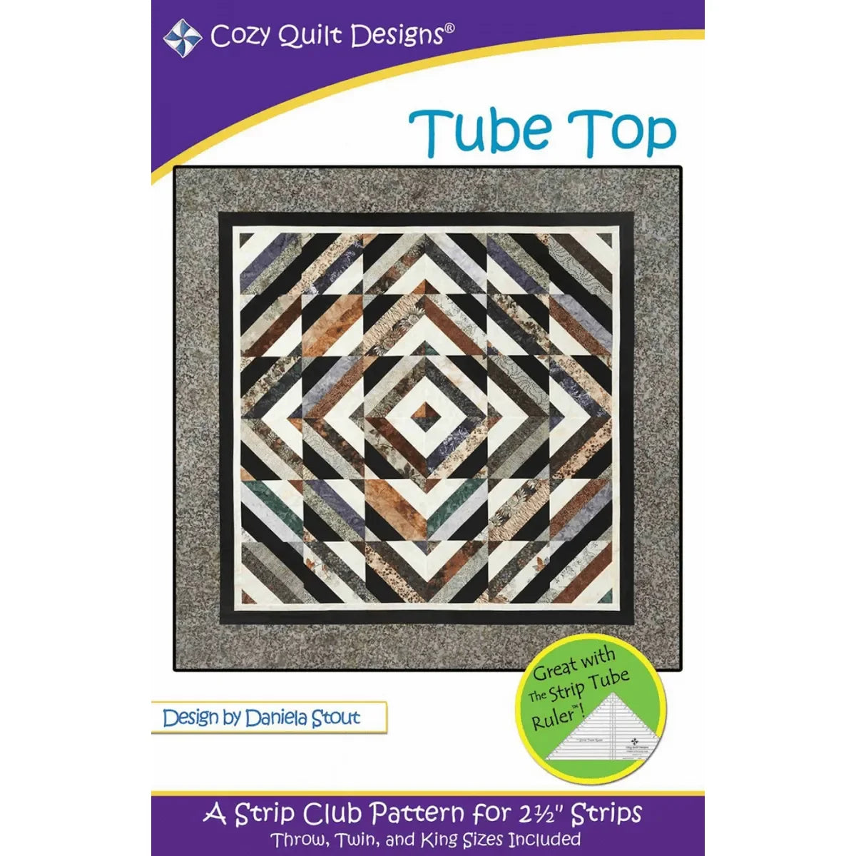 Tube Top Quilt Pattern - Cozy Quilt Designs – Mercury Craft Co.